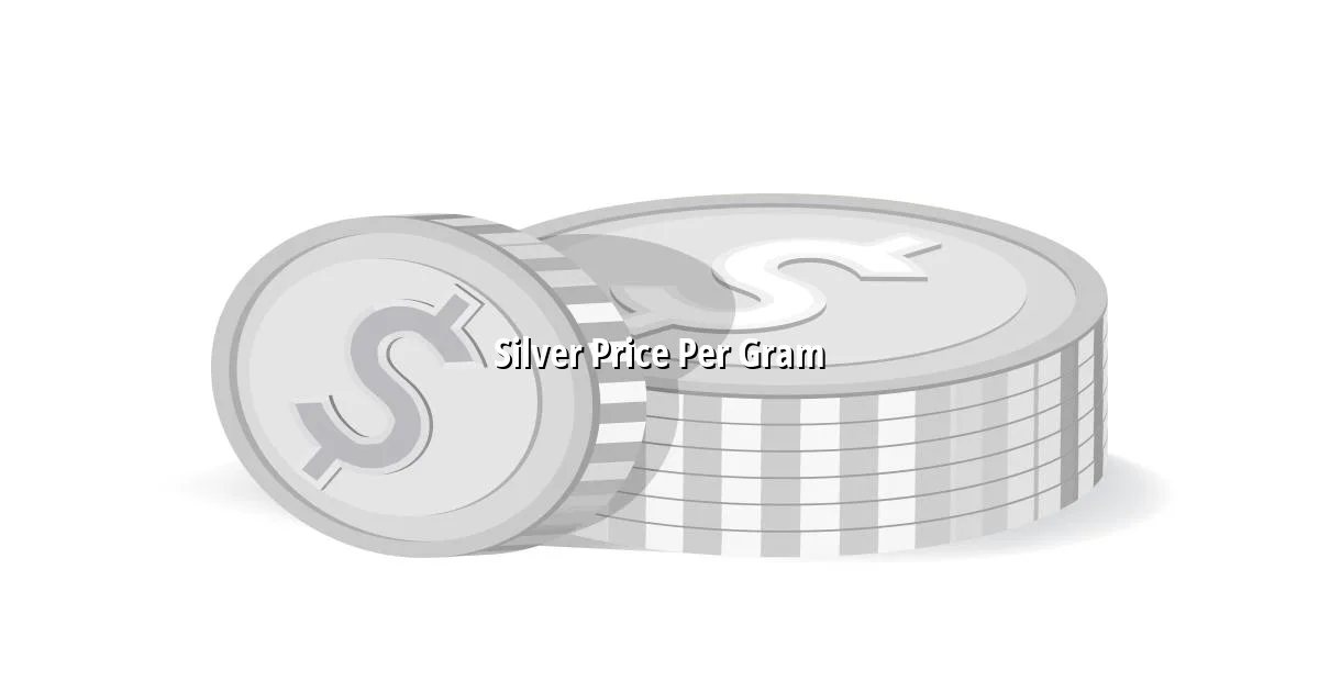 Silver Price Per Gram: ₹252.28 Today | MetalsCost